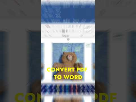 How To Convert PDF To Word Very Easily #shorts