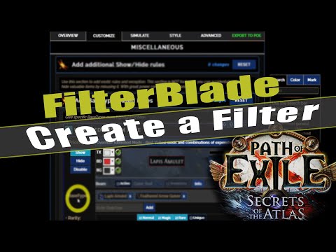 Advanced Guide to Path of Exile 1 - Custom Filters
