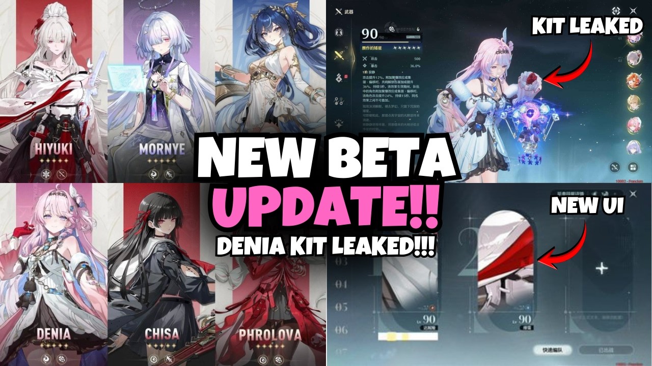 BREAKING: Denia Kit LEAKED! New UI, Mornye Skin & Full 3.3 Banner Lineup!