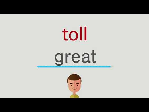 toll auf englisch