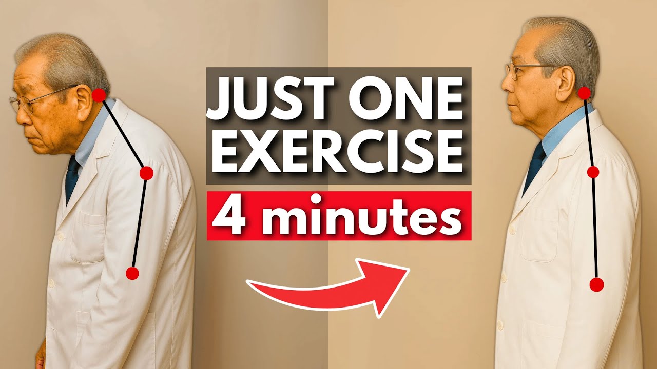 Japan's Oldest Doctor: How to FIX Forward Head Posture After 60 in Just 4 Minutes
