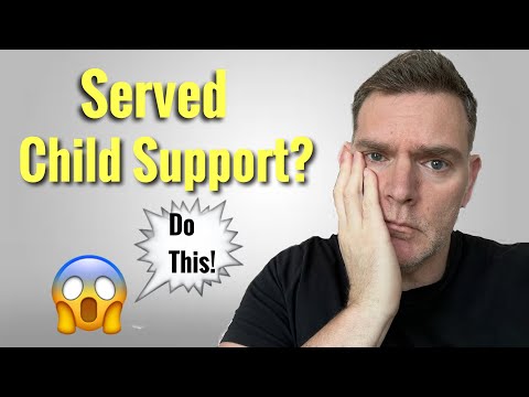 🤯 Served With A State Child Support Case? Do This Now!!💪