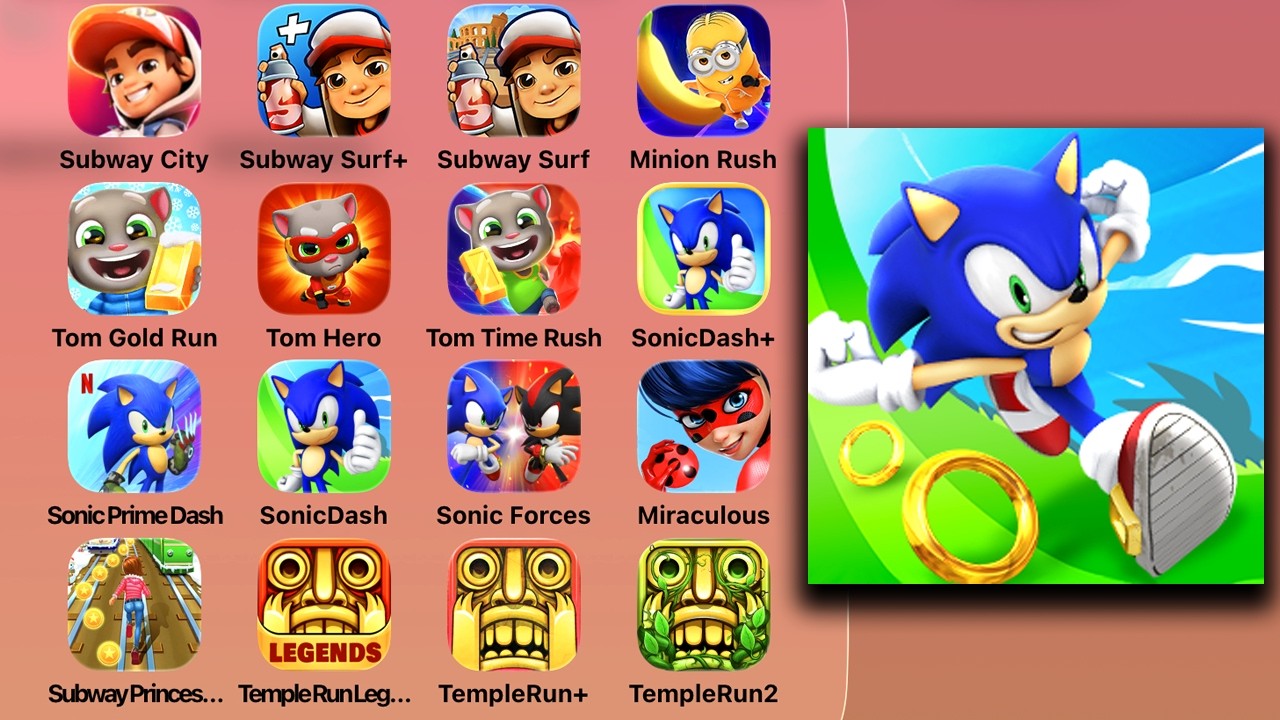 Sonic Dash: Endless Run 2013 - Latest New Update Apk - Gameplay, Walkthrough (iOS,Android) Part 1