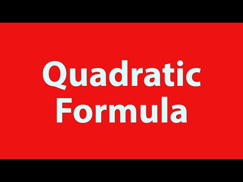 Quadratic formula (No real solution)