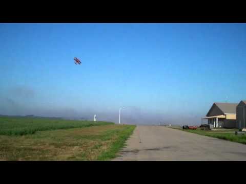 rc universe bi plane first flight