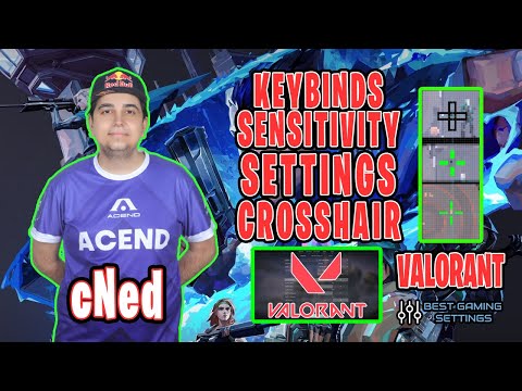 cNed Valorant Settings Sensitivity Keybinds Crosshair and Setup 2021