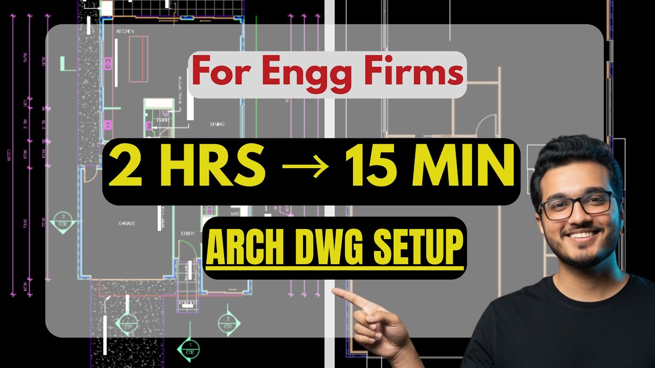 How I Cut AutoCAD Architect DWG Setup From 2 Hours to 15 Minutes (For Engineering Firms, With AI)