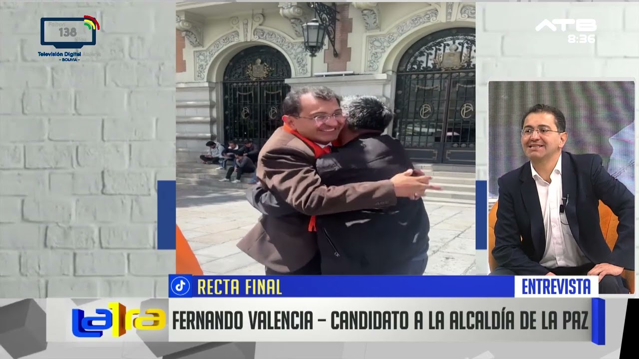 Fernando Valencia comparte sus propuestas para la alcaldía de La Paz ...