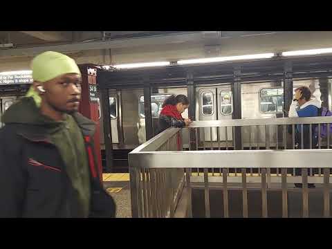 8th Ave Subway Platform Action at NYC Penn Station