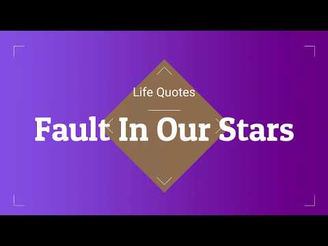 Love Quotes from movie-fault in our stars