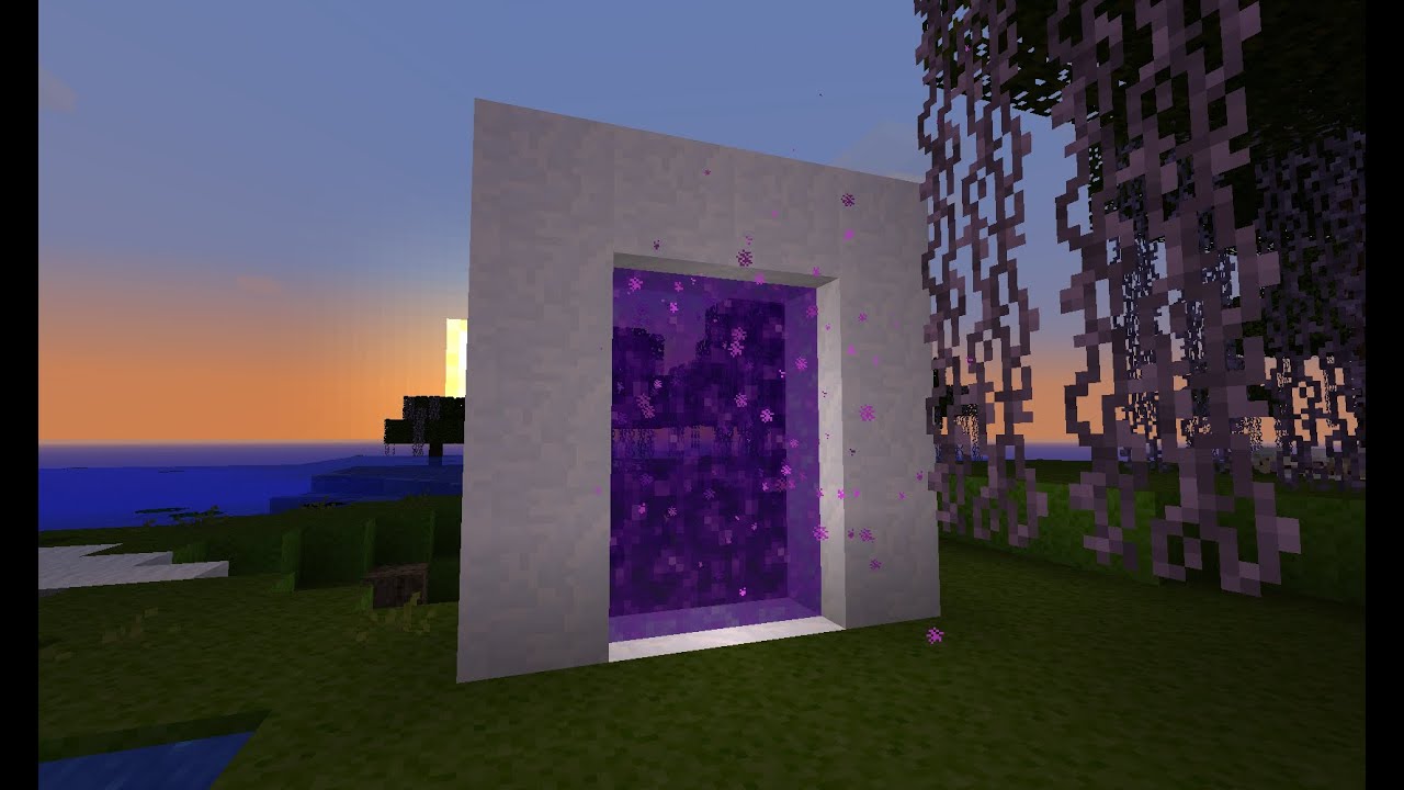 Minecraft: how to make a portal to heaven - (minecraft portal to heaven)