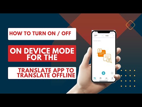 How to Turn On or Off | On Device Mode For the #TranslateApp to #Translate #Offline #IPhone14