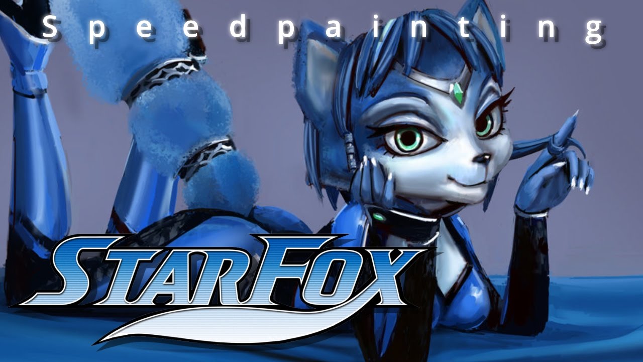 Krystal Fox (Star Fox) - Sketch + Paint Demo