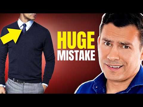 Correctly Match A Shirt With Sweater (Most Men Get This Wrong)