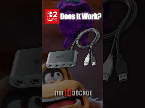 Does the GameCube Controller Adapter Work on Nintendo Switch 2? #shorts