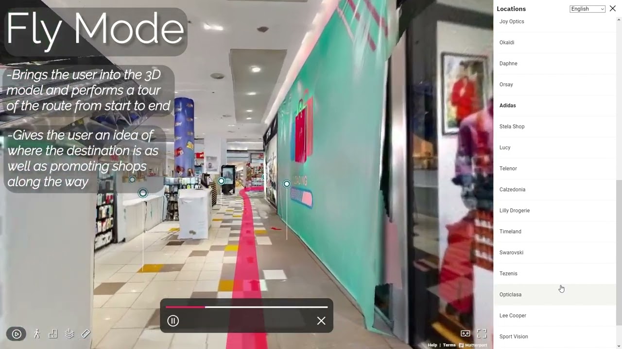 Matterport Pathfinding