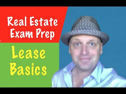 A lease as it pertains to your Real Estate Exam