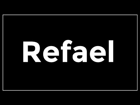How to Pronounce Refael in Hebrew