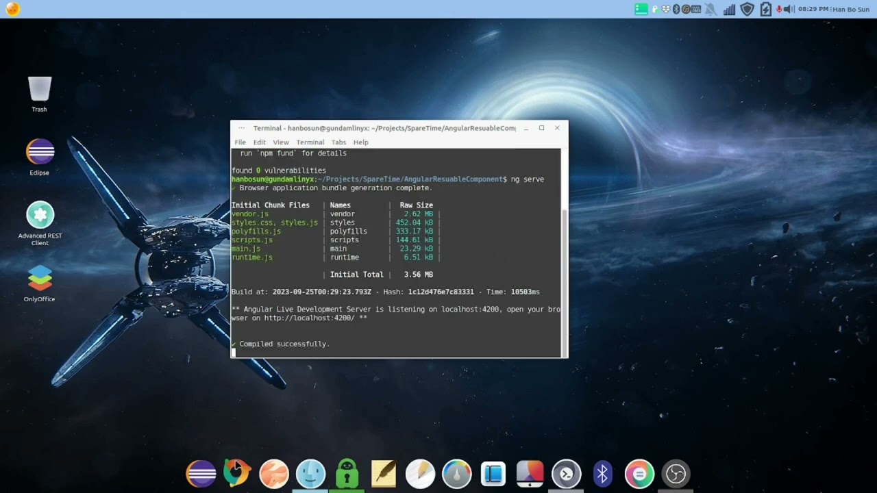 Angular Reusable Component - Test Run