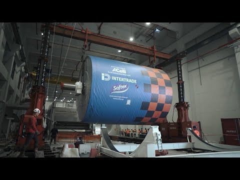 A.Celli iDEAL® forged YD Yankee Dryer - transport and installation