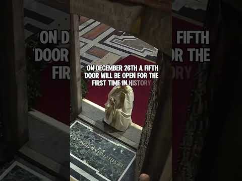 Pope Francis opened St. Peter’s Holy Door at the Vatican starting the Jubilee.