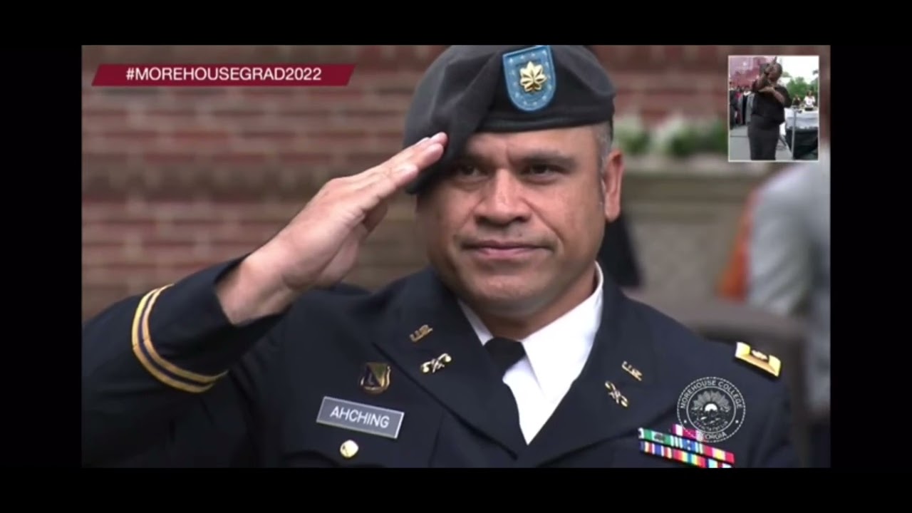 VIDEO: Army ROTC. Morehouse College Commencement Ceremony. May 15, 2022 Sunday. Atlanta, Georgia.