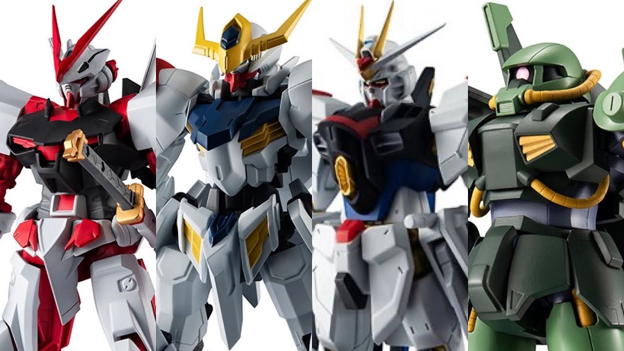 New Gundam action figures Bandai available at entertainment earth