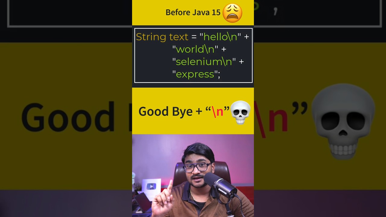 Java New Feature – Text Blocks | Interview Question Explained 🔥