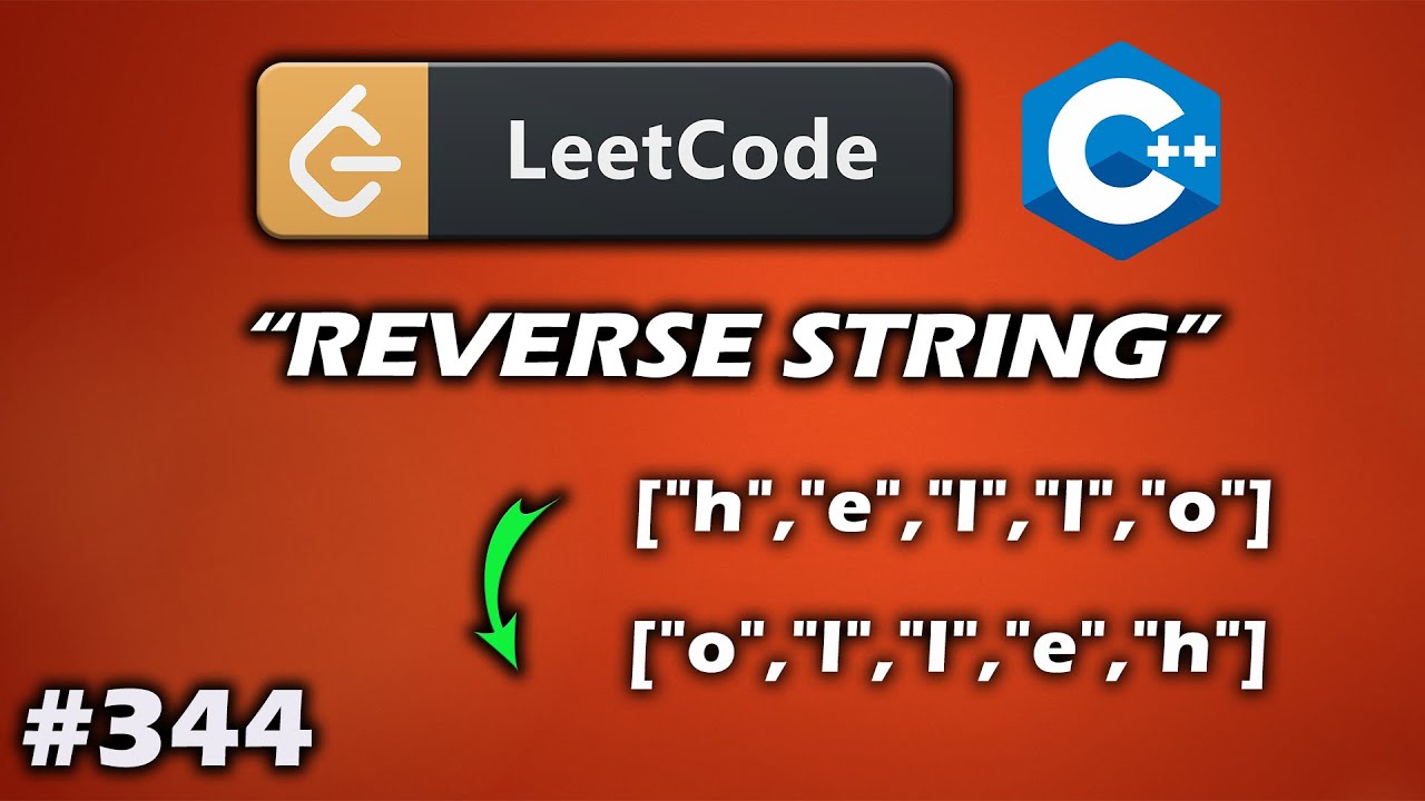 LeetCode 344. Reverse String | C++