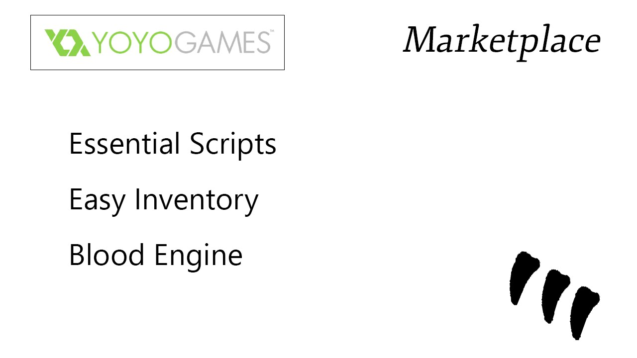GameMaker: Marketplace - Essential Scripts, Easy Inventory and Blood Engine