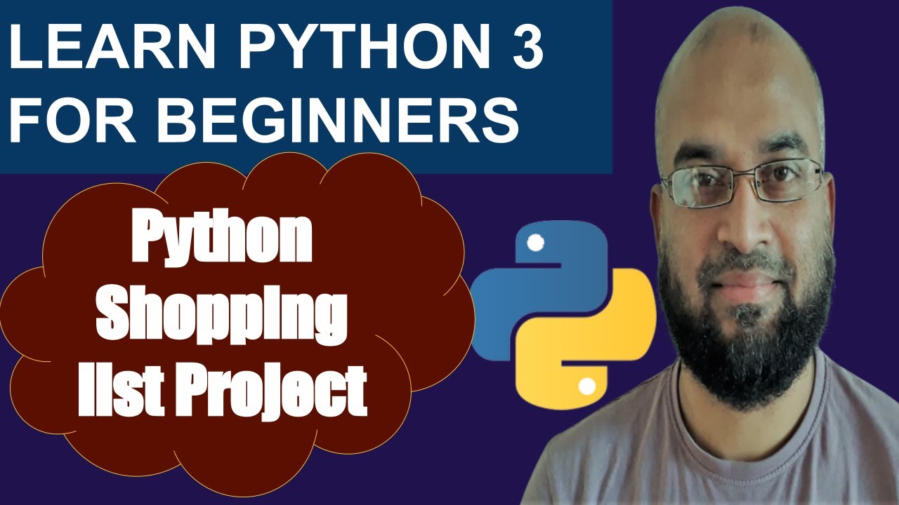 Python Shopping List Project | Python Tutorial for Beginner Series | Learn Python Basic Full Course