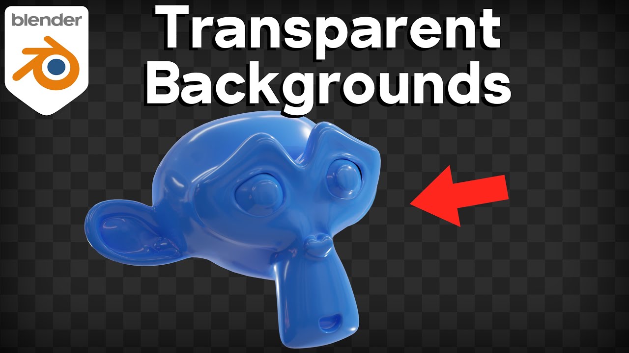 How to Render Transparent Backgrounds in Blender