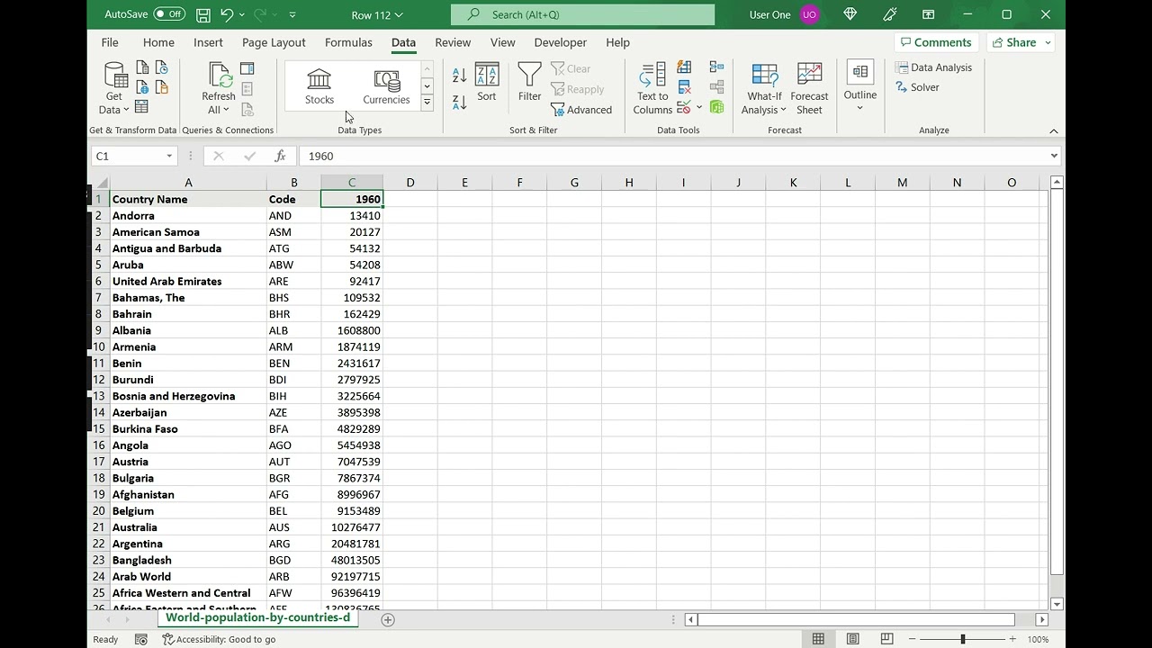 How to add a sort button in Excel