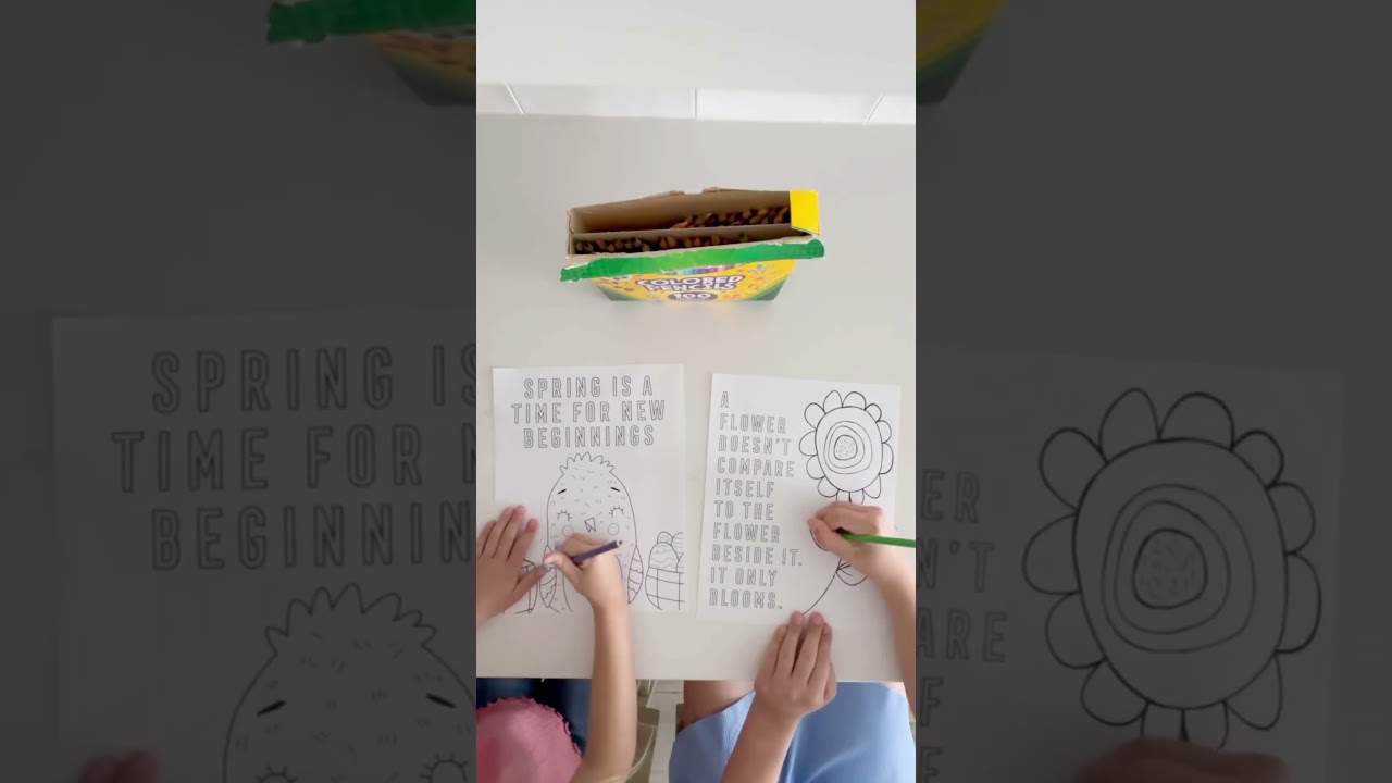 Free Spring Coloring Pages!