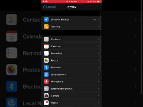 How to change Location Services in iPhone iOS 14 | Change privacy settings