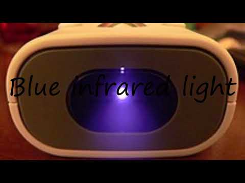 How to pronounce Blue infrared light in English?