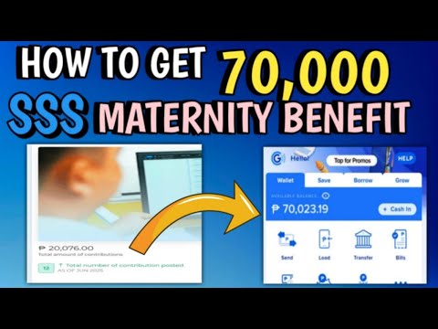 HOW TO GET 70,000 SSS MATERNITY BENEFIT 2025 | PAANO MAKUHA ANG 70k NA SSS MATERNITY BENEFIT 2025