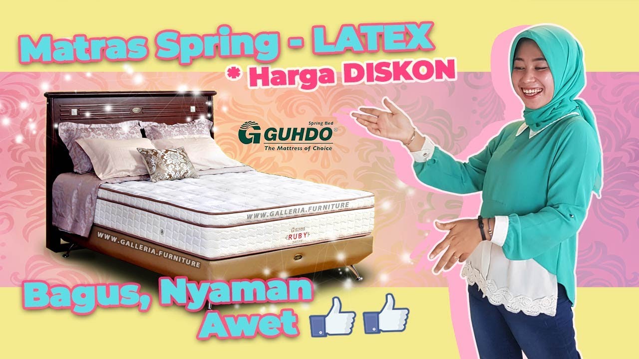 REVIEW Spring Bed Guhdo Ruby Dream : Latex Tebal  Bikin Tidur Lebih Nyenyak