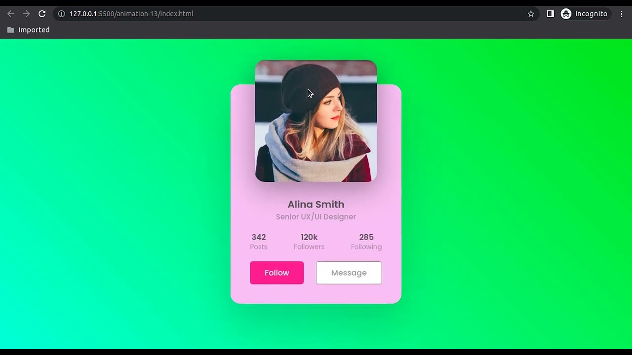 Image Hover Effects with HTML, CSS - App Stack