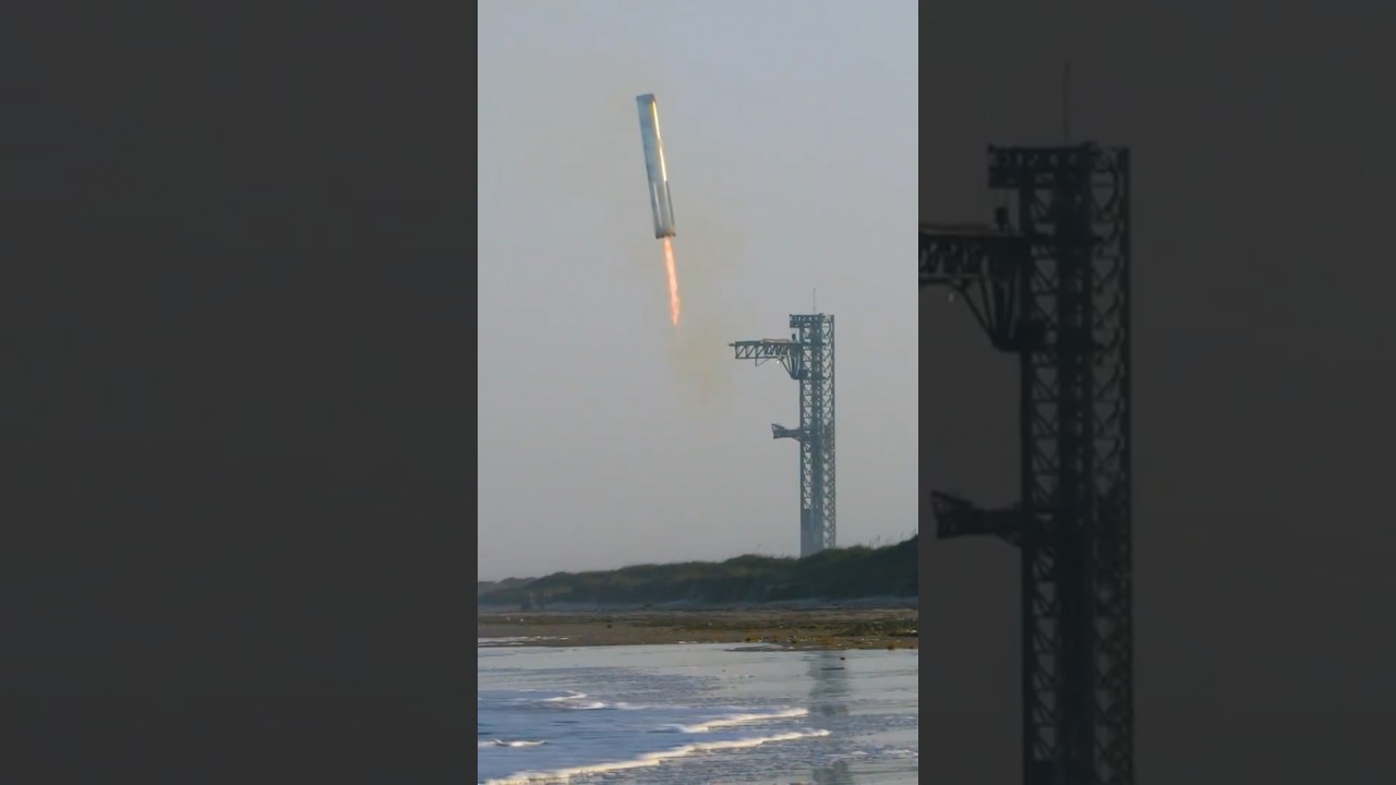 WOW! Watch SpaceX Catch A Starship Booster In Air