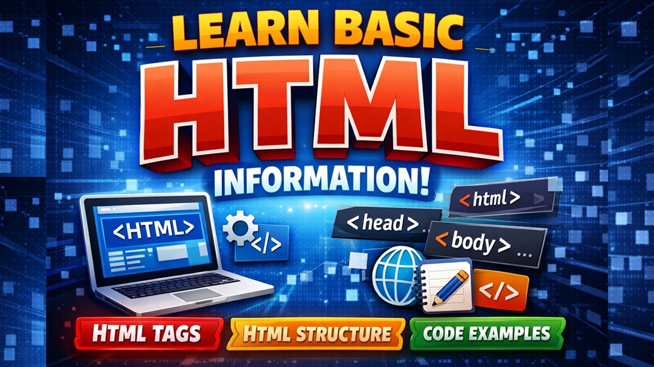 Basic HTML Tutorial for Beginners | Learn HTML Step by Step (2026) | HTML  in Hindi