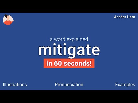 MITIGATE - Meaning and Pronunciation