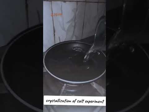 #crystallization of salt #class9 #chemistry