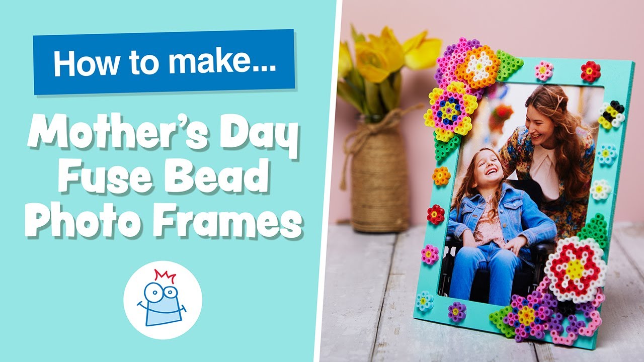 How To Make Mother's Day Fuse Bead Photo Frames | Baker Ross