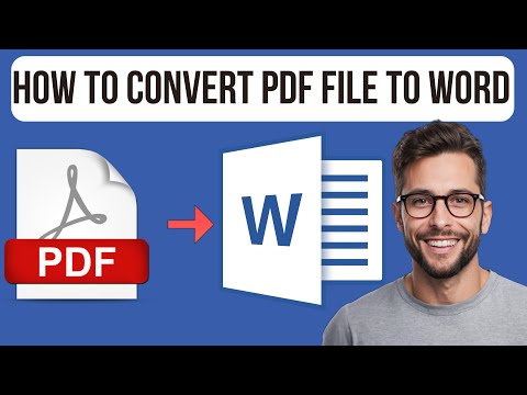 How to convert PDF file to Word document for free