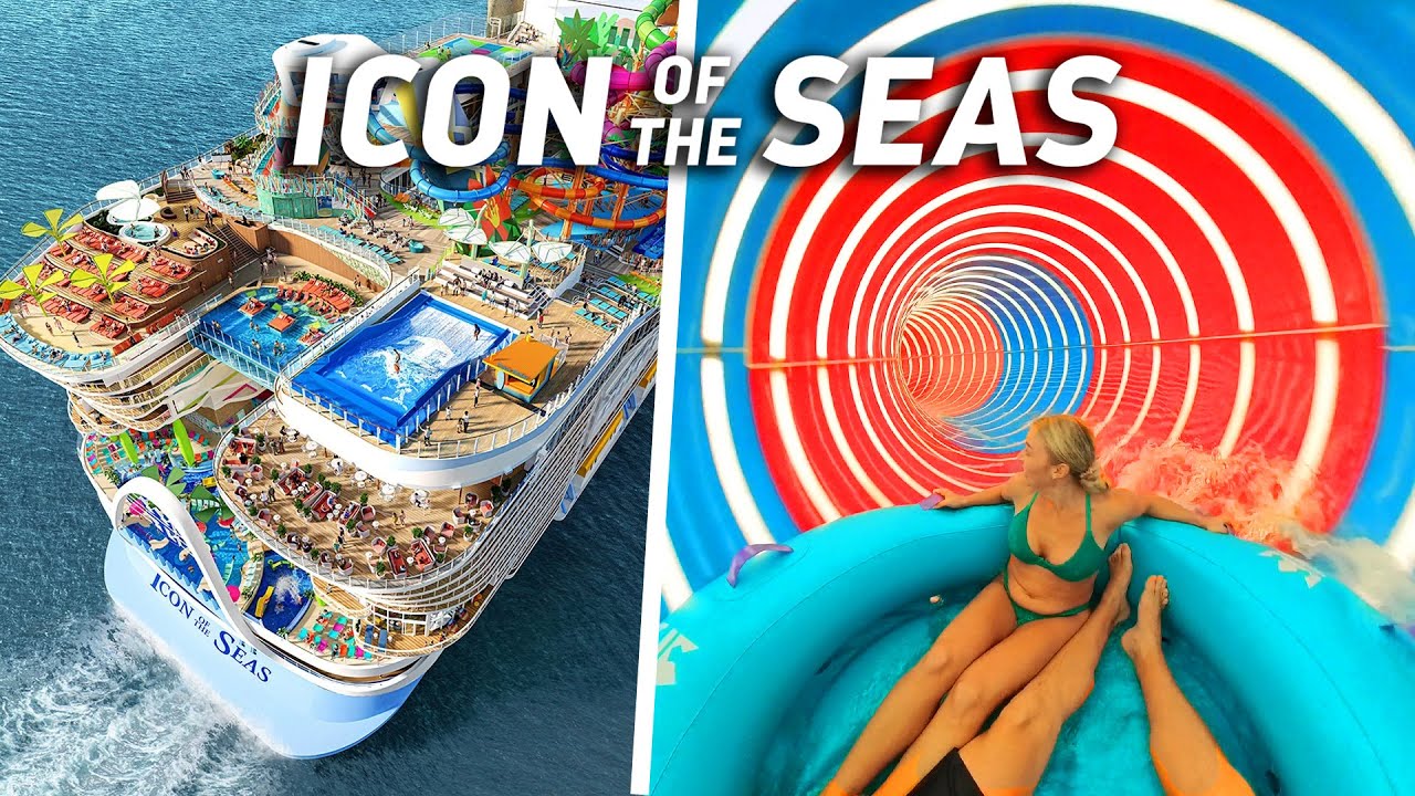 All Waterslides on Icon of the Seas - The Largest Waterpark at Sea