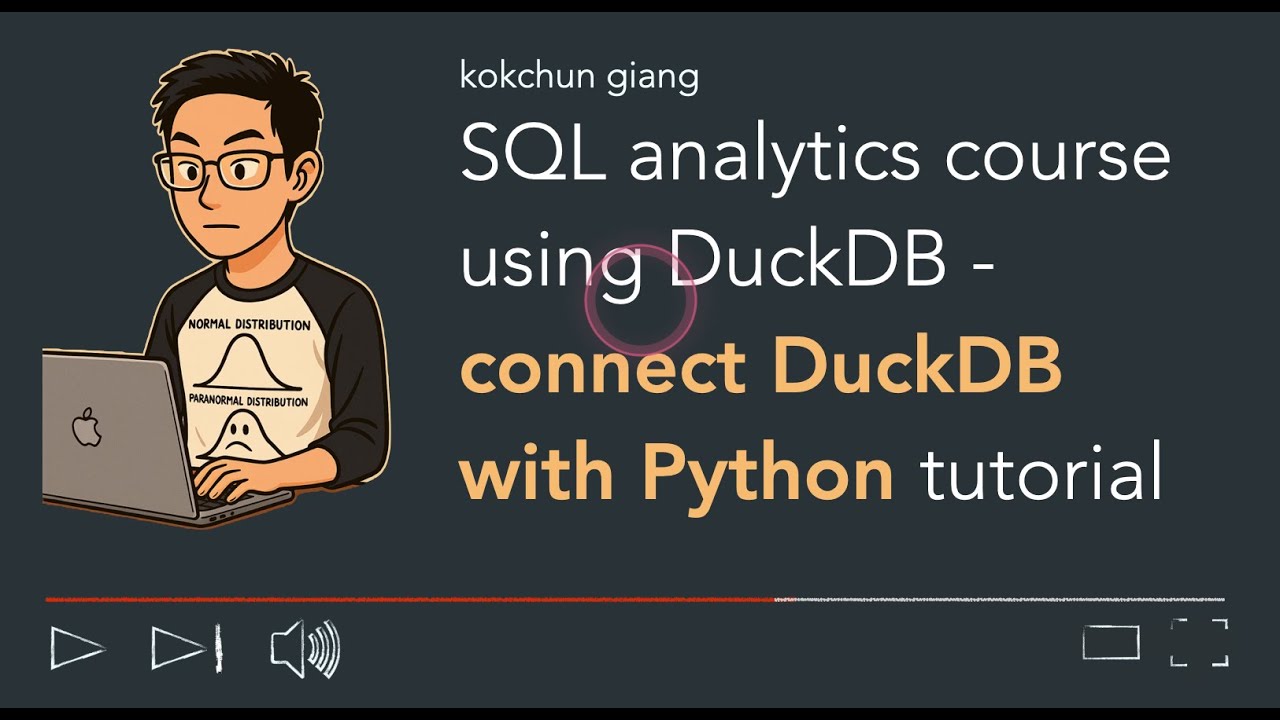 SQL analytics course with DuckDB - connect DuckDB to Python