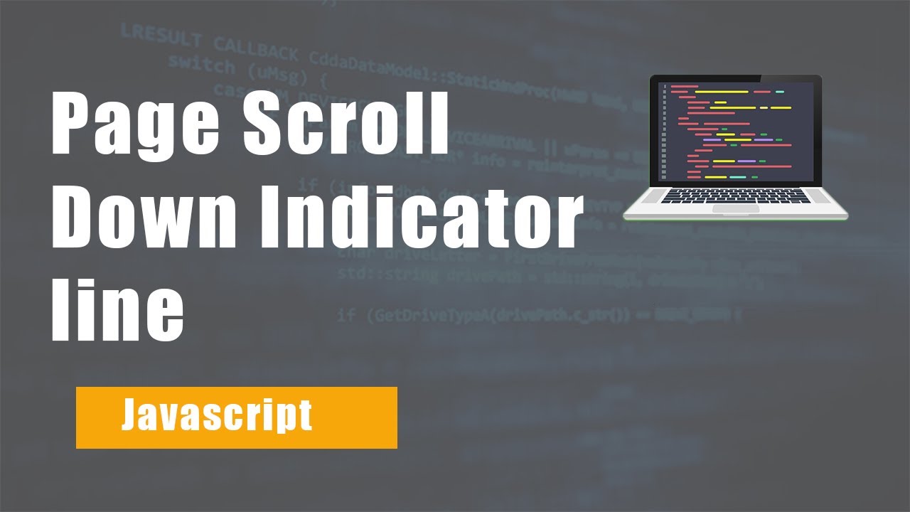 Page Scroll Down Indicator Line in HTML CSS & Javascript | Page scroll progress bar  | Devscore