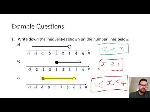 Inequality Symbols and Number Lines - GCSE Maths (Foundation and Higher)
