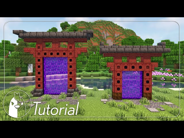 Torii Gate Nether Portals Minecraft Map